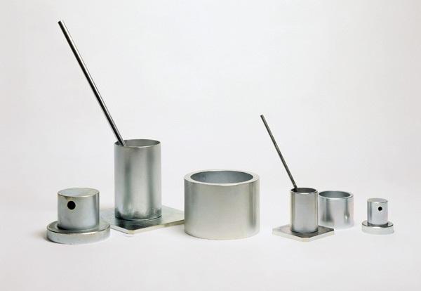 Steel 75mm Aggregate Crushing Value Apparatus With Cylinder Plunger