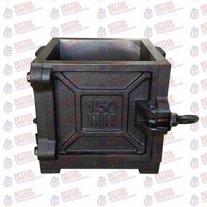ASTM C39 Concrete Testing Machine Cast Iron 100mm Cube Moulds