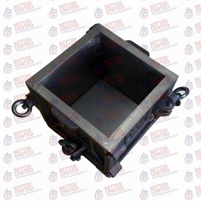 ASTM C39 Concrete Testing Machine Cast Iron 100mm Cube Moulds