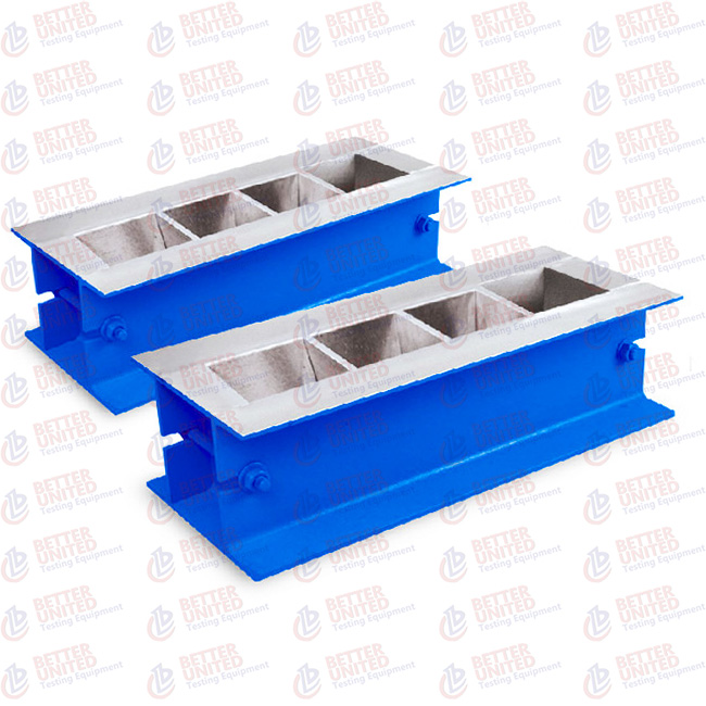Steel Mortar Cube Mould 150x150x150mm 4 Gang Cement Cube Molds
