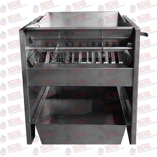 Stainless Material Large Capacity Sample Splitter Soil Testing Equipment