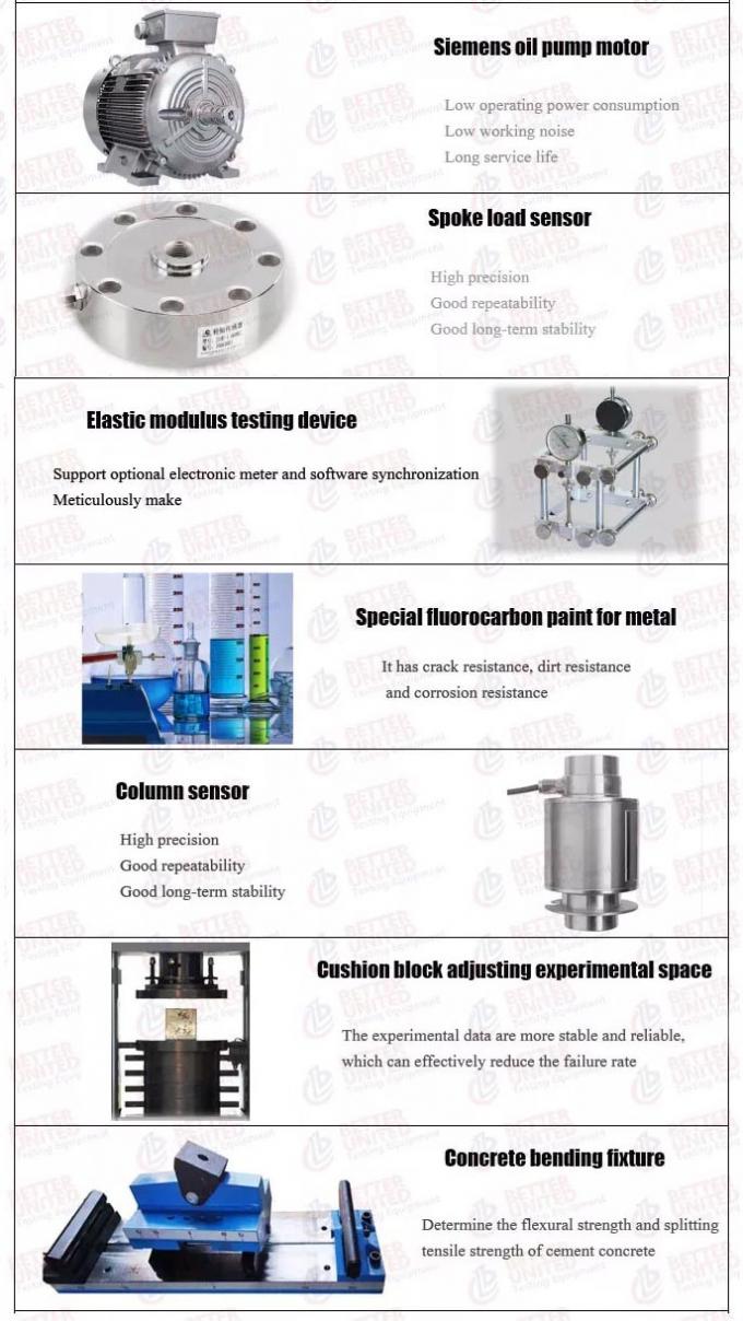 AASHTO ASTM Concrete Compressive Strength Testing Equipment 2000KN