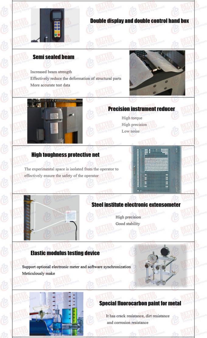 Steel Strand Uts Testing Machine 600KN Universal Tensile Strength Tester