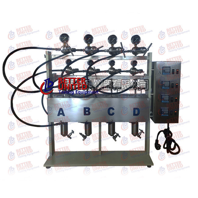 Quadruple HTHP Filtration Instrument Drilling Fluids Testing Equipment